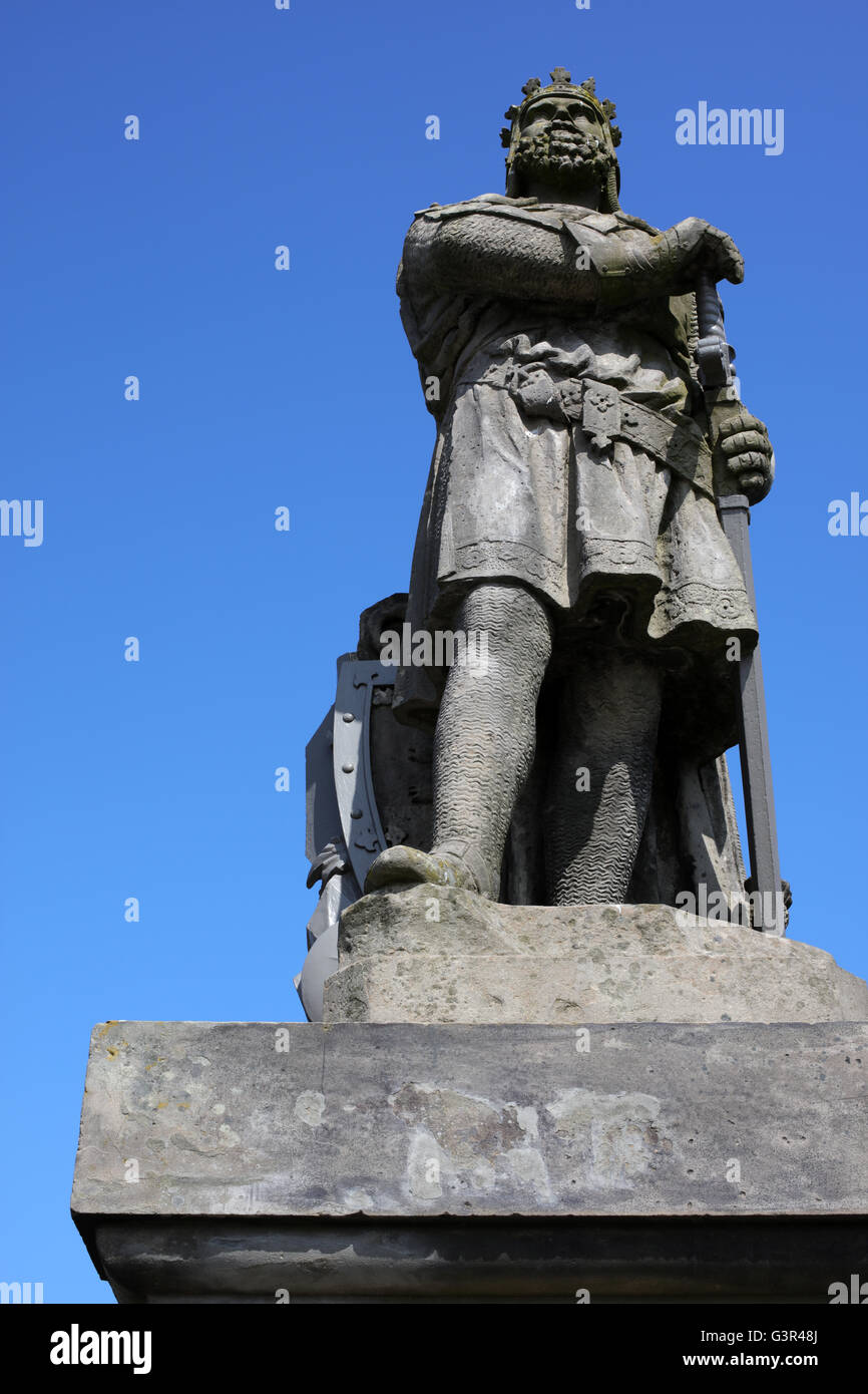 King Bruce Statue Stirling Castle Stock Photos & King Bruce Statue ...