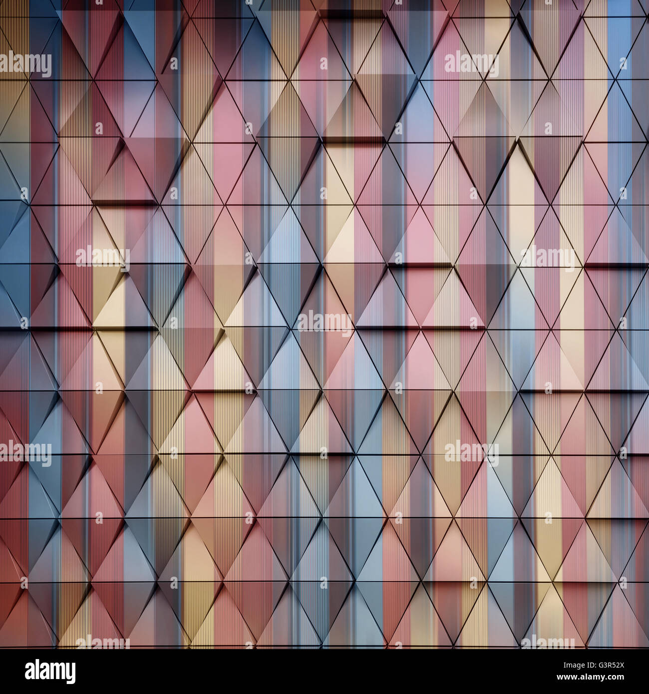 abstract architectural pattern 3D illustration Stock Photo - Alamy