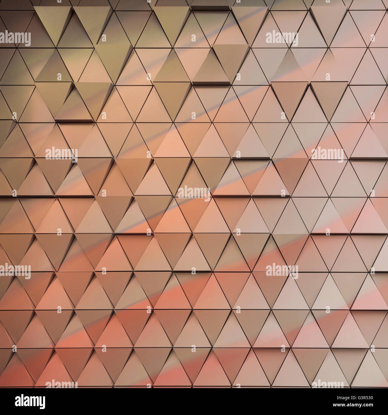 abstract architectural pattern 3D illustration Stock Photo - Alamy