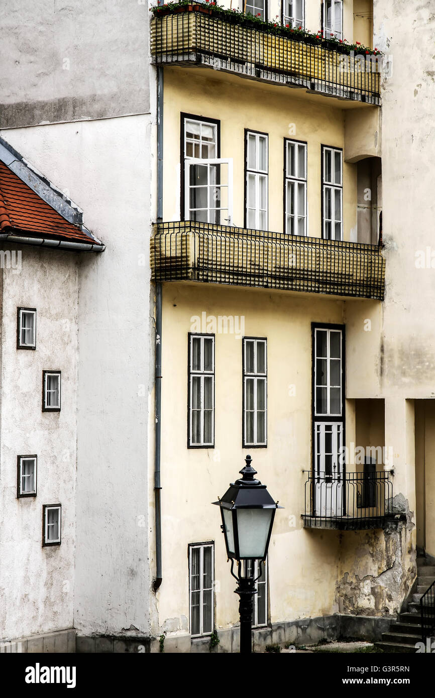Historic architecture in Sopron, Hungary, Europe Stock Photo - Alamy