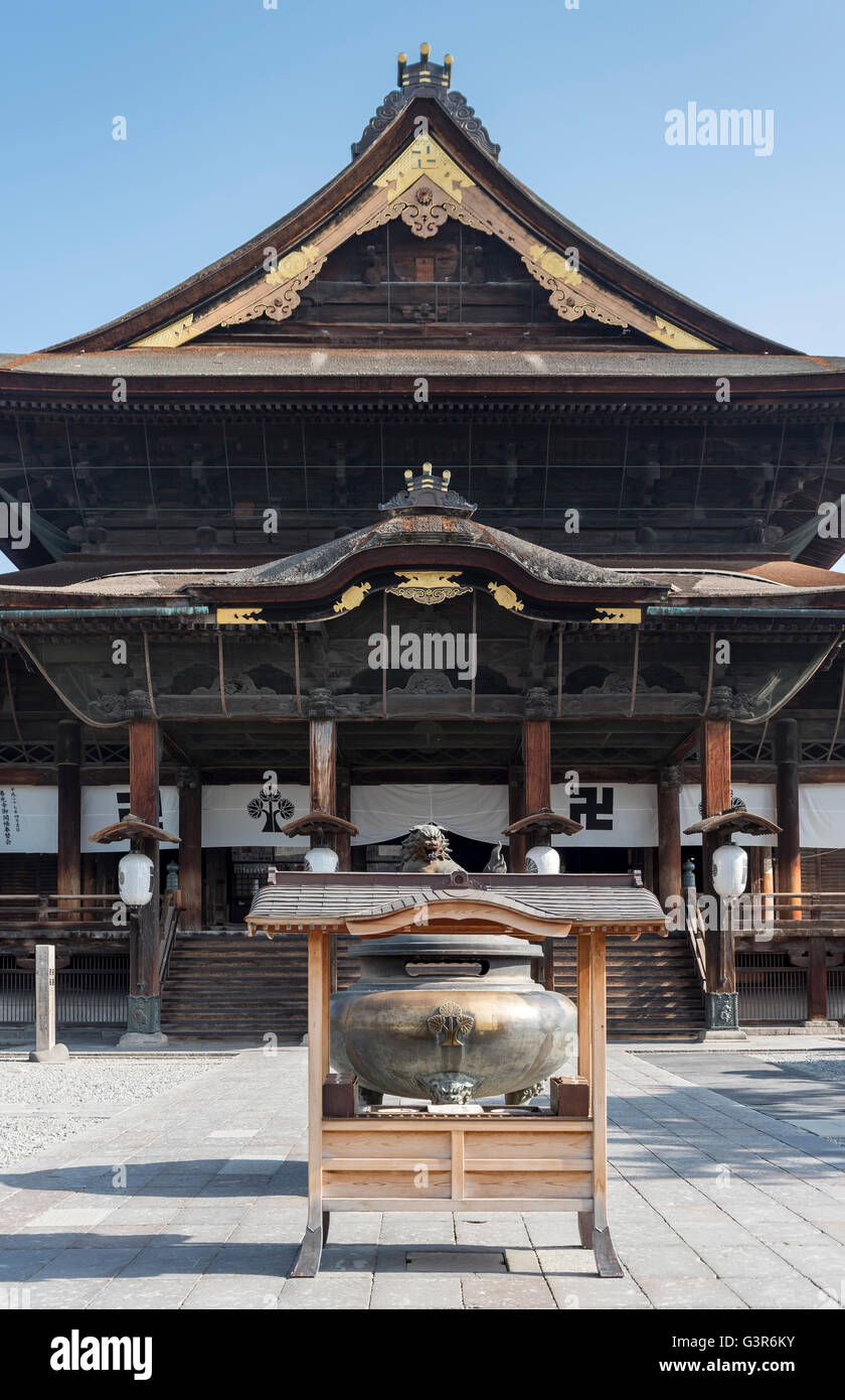 Main Hall of Zenko-ji (Zenkoji) Temple, Nagano, Japan Stock Photo - Alamy