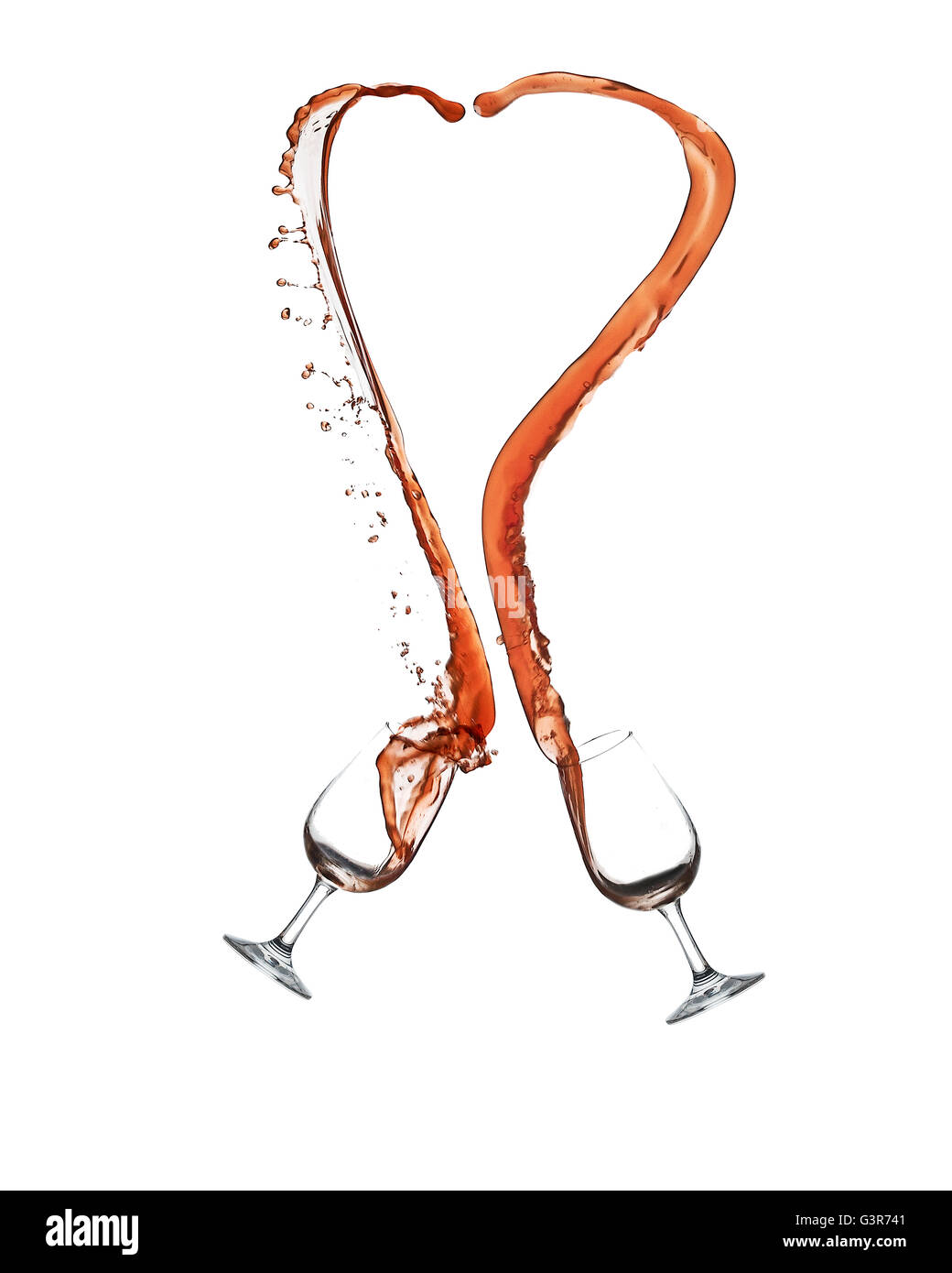 Love heart water splash hi-res stock photography and images - Alamy