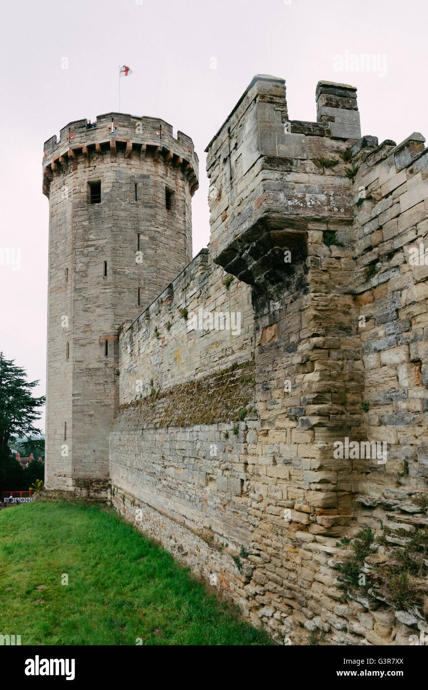 Warwick Castle Built William Conqueror High Resolution Stock ...