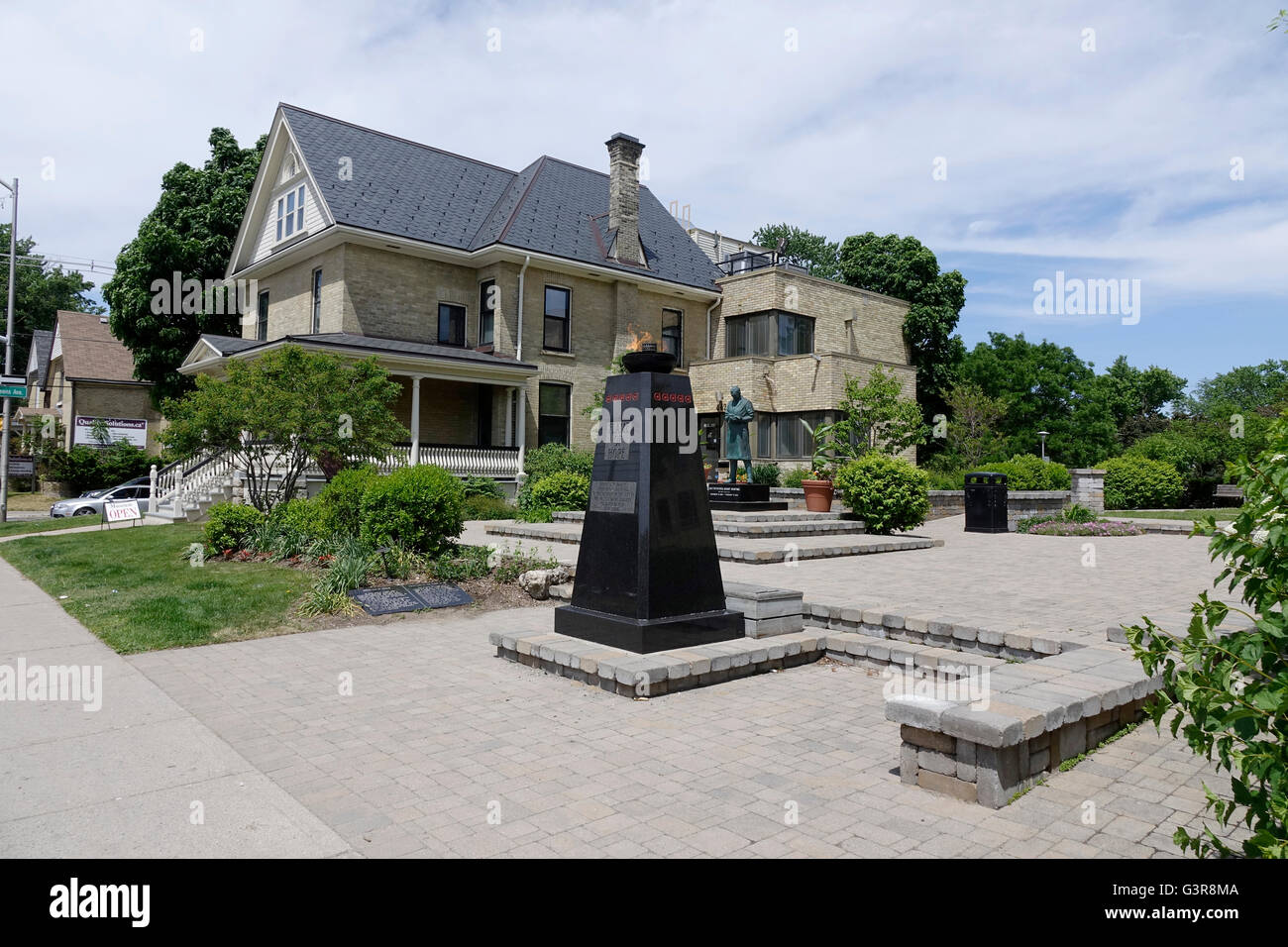 The Exterior Of Banting House Museum, Home To Dr Banting And Known As ...