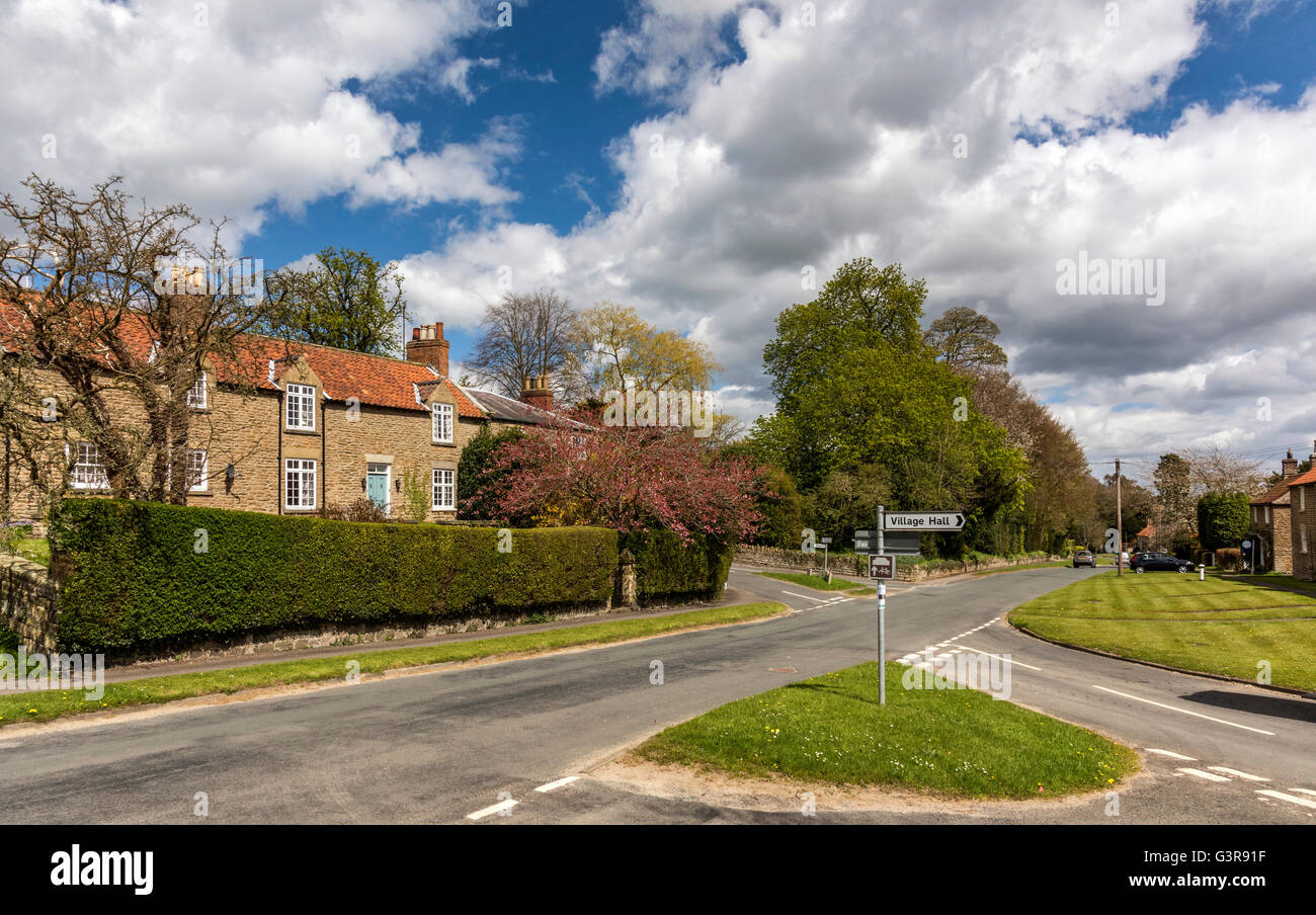 Terrington village on a bright, sunny, spring day Stock Photo - Alamy