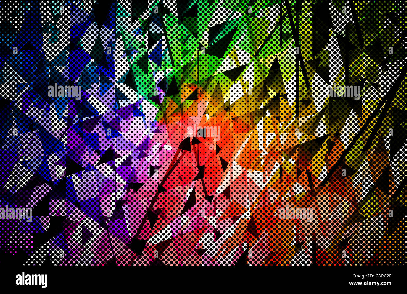 abstract multicolor background with square pattern Stock Photo - Alamy