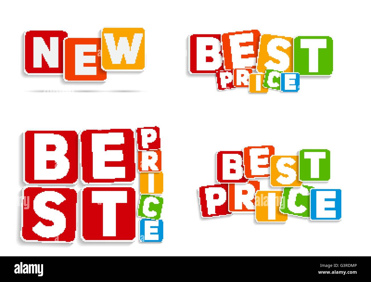 New, Best Price Sign Template Vector Illustration Stock Vector Image ...