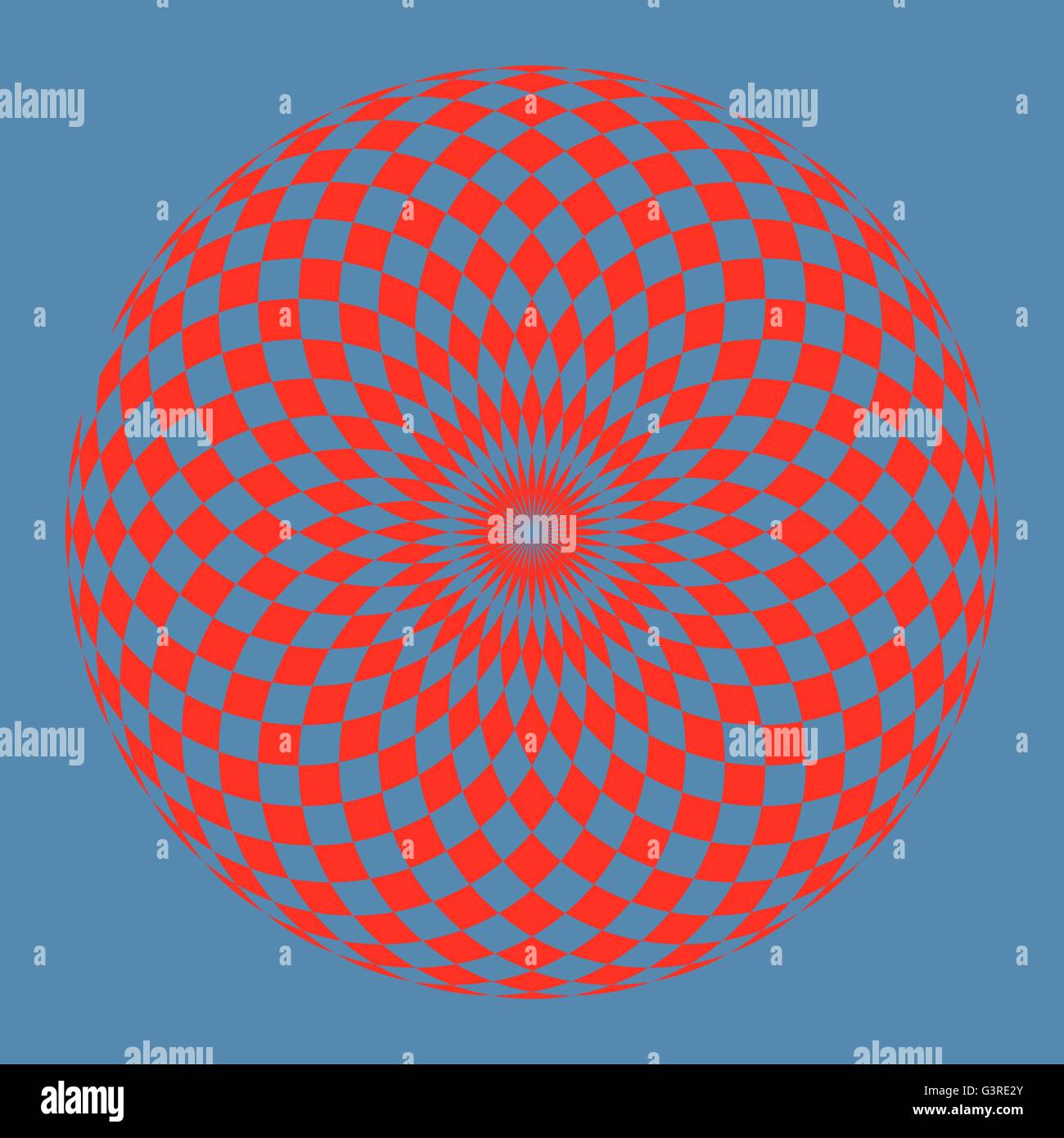 Colored hypnotic Abstract background. Vector Illustration Stock Vector ...