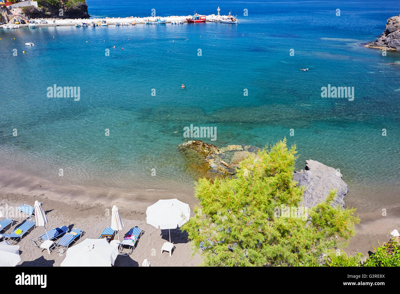 Crete sea view hi-res stock photography and images - Alamy