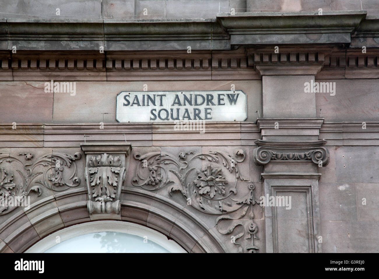 Sign for st andrew hi-res stock photography and images - Alamy