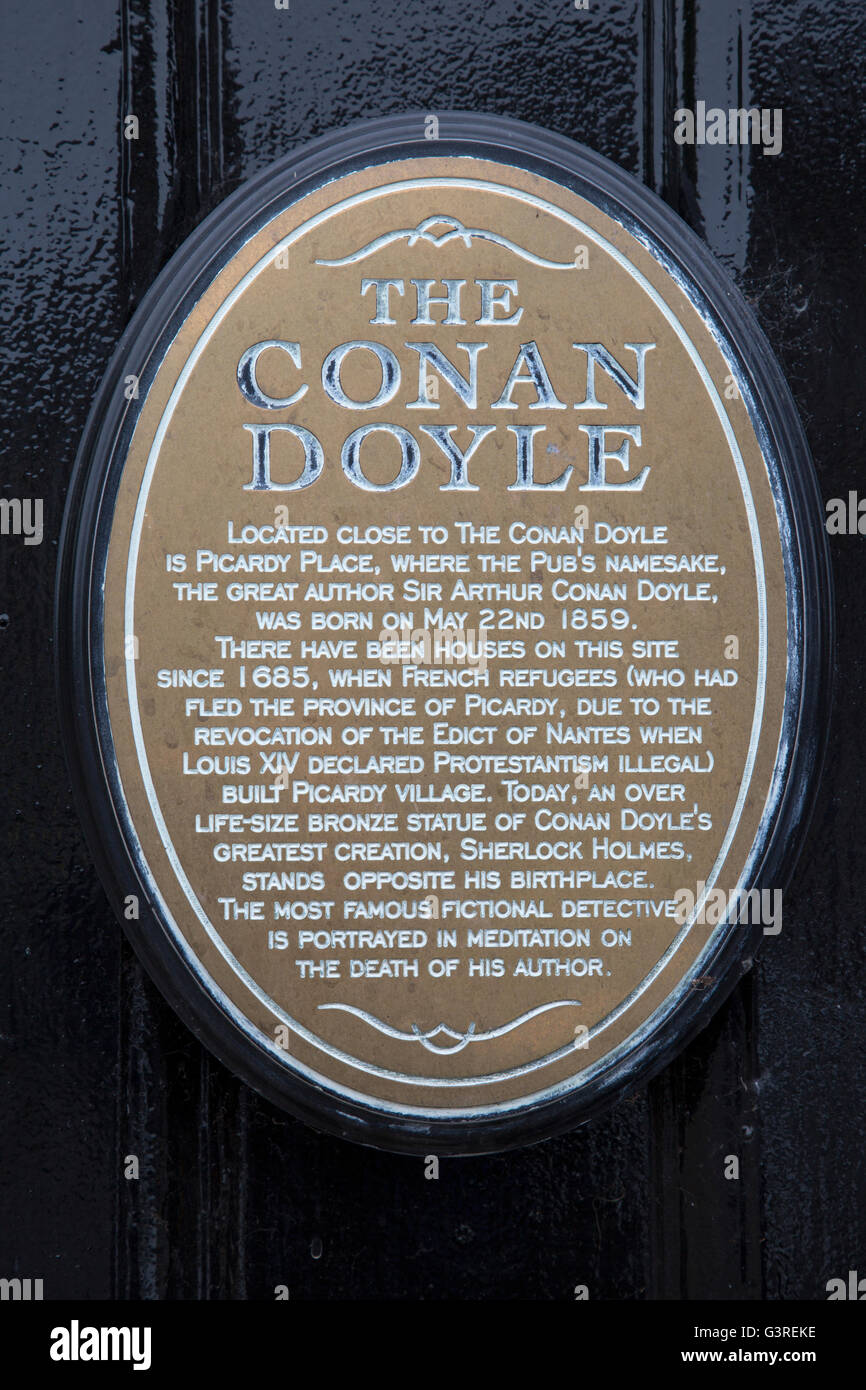 Conan doyle pub hi-res stock photography and images - Alamy