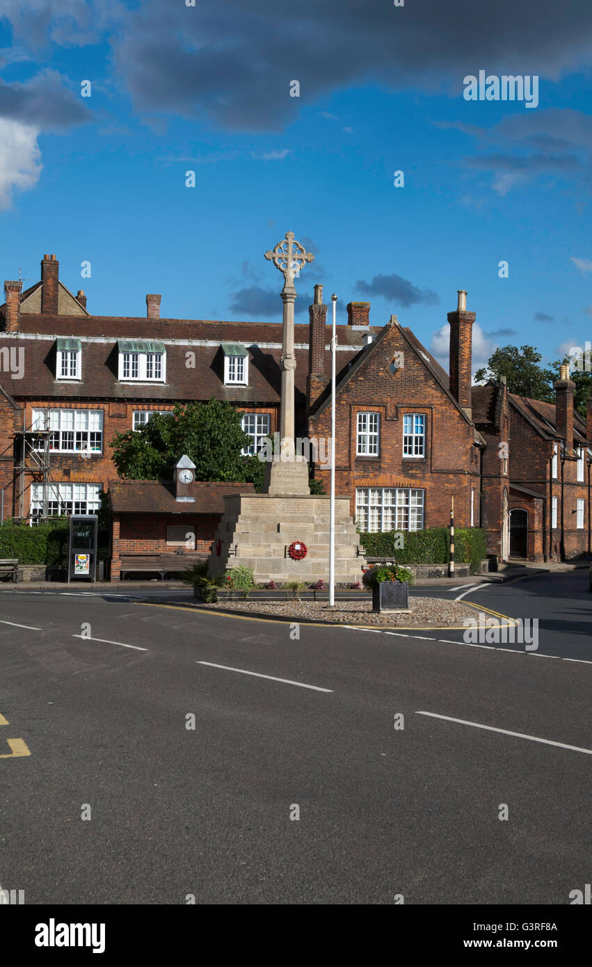 War Memorial the market town of Holt Norfolk England Stock Photo - Alamy