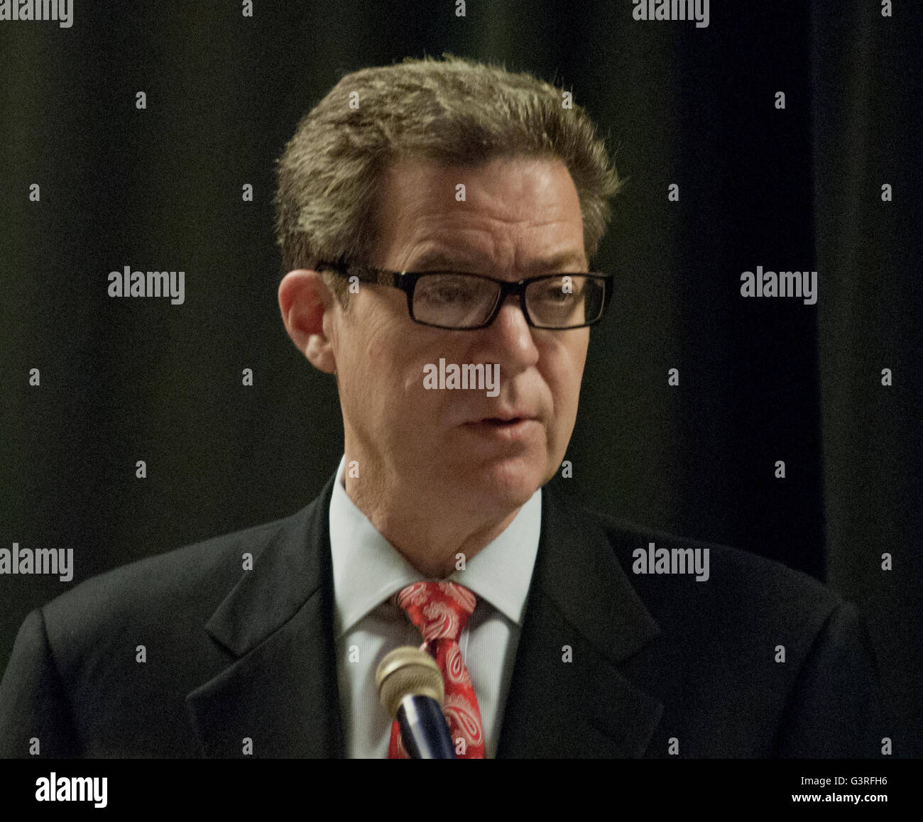 Governor Sam Brownback reads the Official State Proclamation at the ...