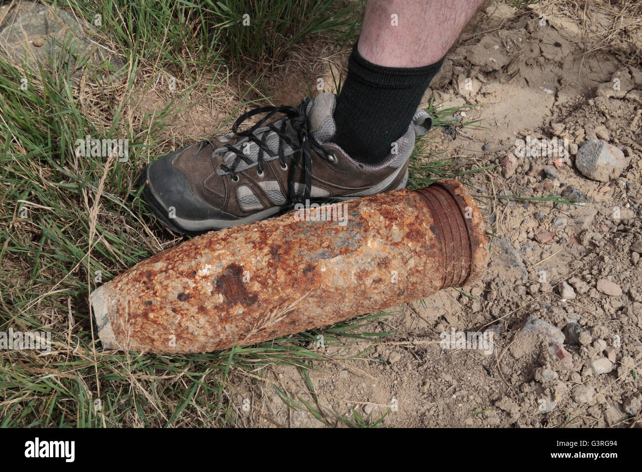Bomb shell first world war hi-res stock photography and images - Alamy