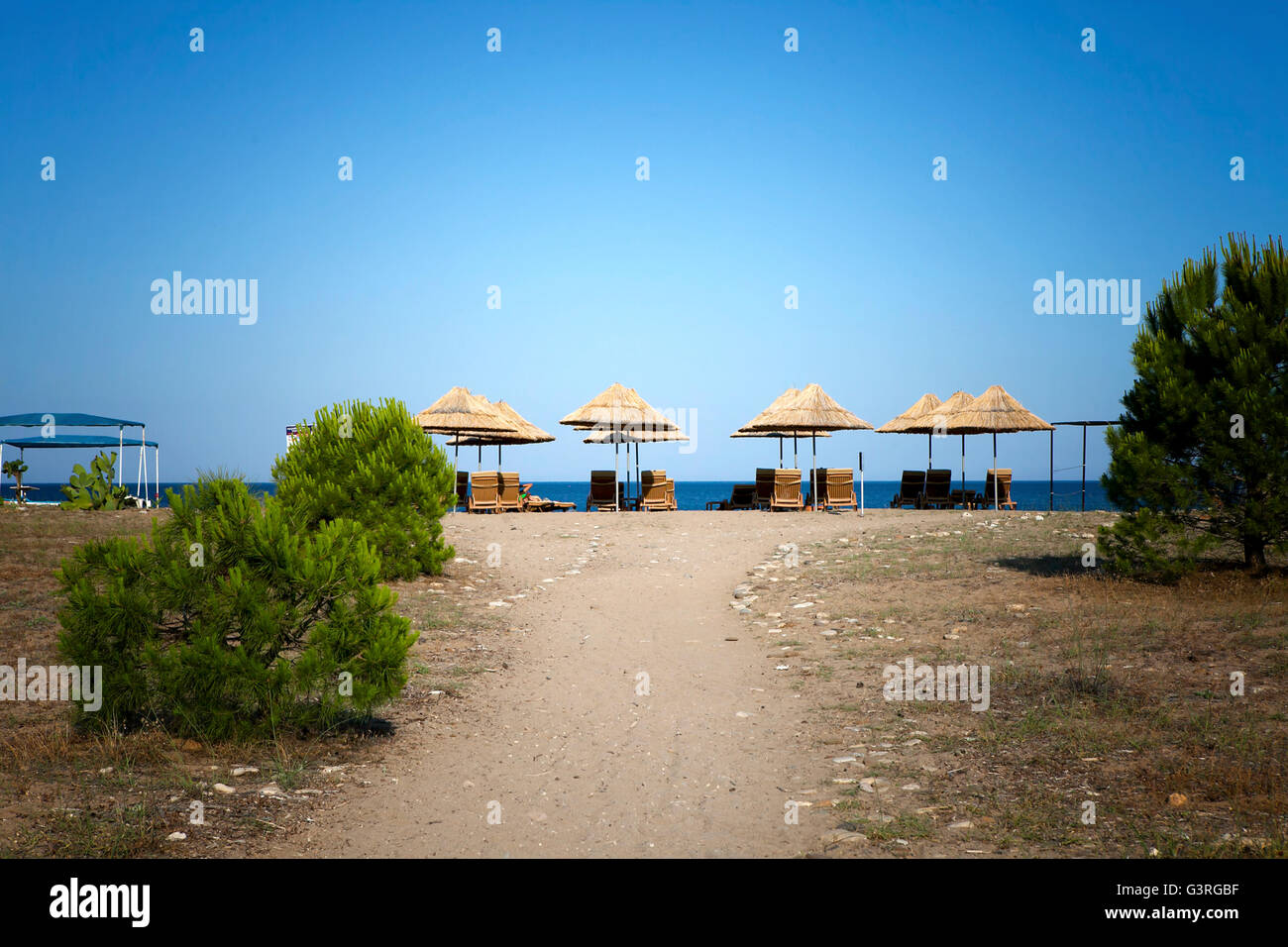 Beach at Cirali, the Turkish Riviera (Turkey Stock Photo - Alamy