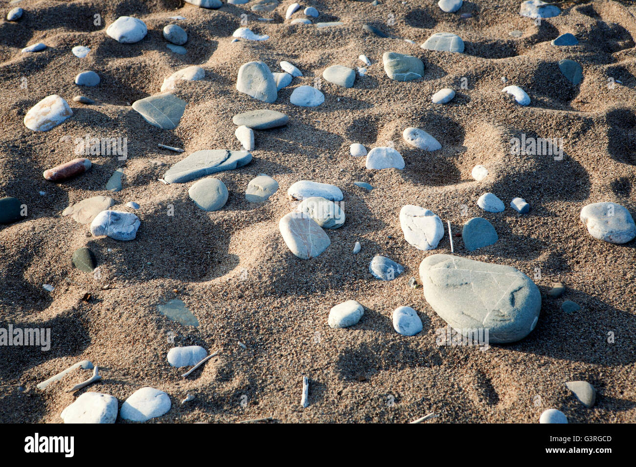 Stones in the beach Stock Photo - Alamy