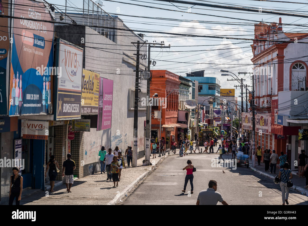 Commercial street central maceio hi-res stock photography and images ...