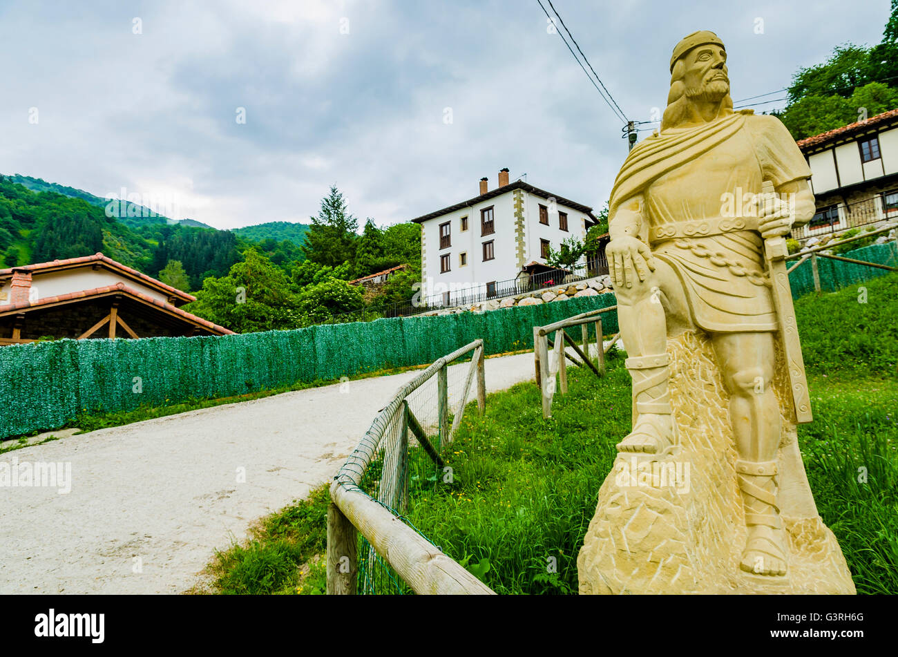 Statue don pelayo pelagius asturias in hi-res stock photography and ...