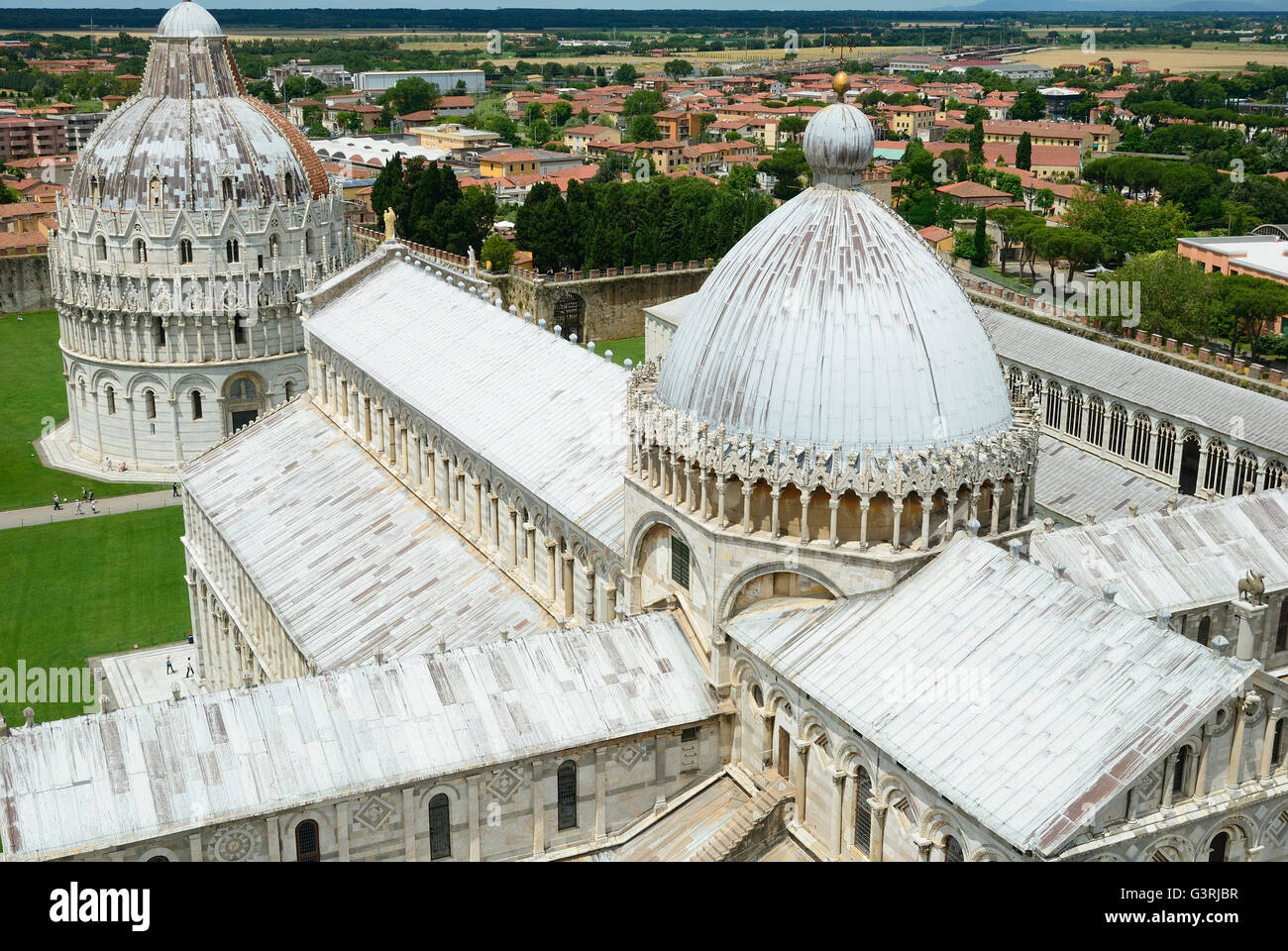 The leaning tower of pisa aerial hi-res stock photography and images ...
