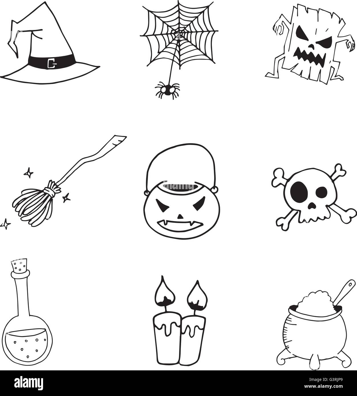Halloween pumpkins cat Black and White Stock Photos & Images - Alamy
