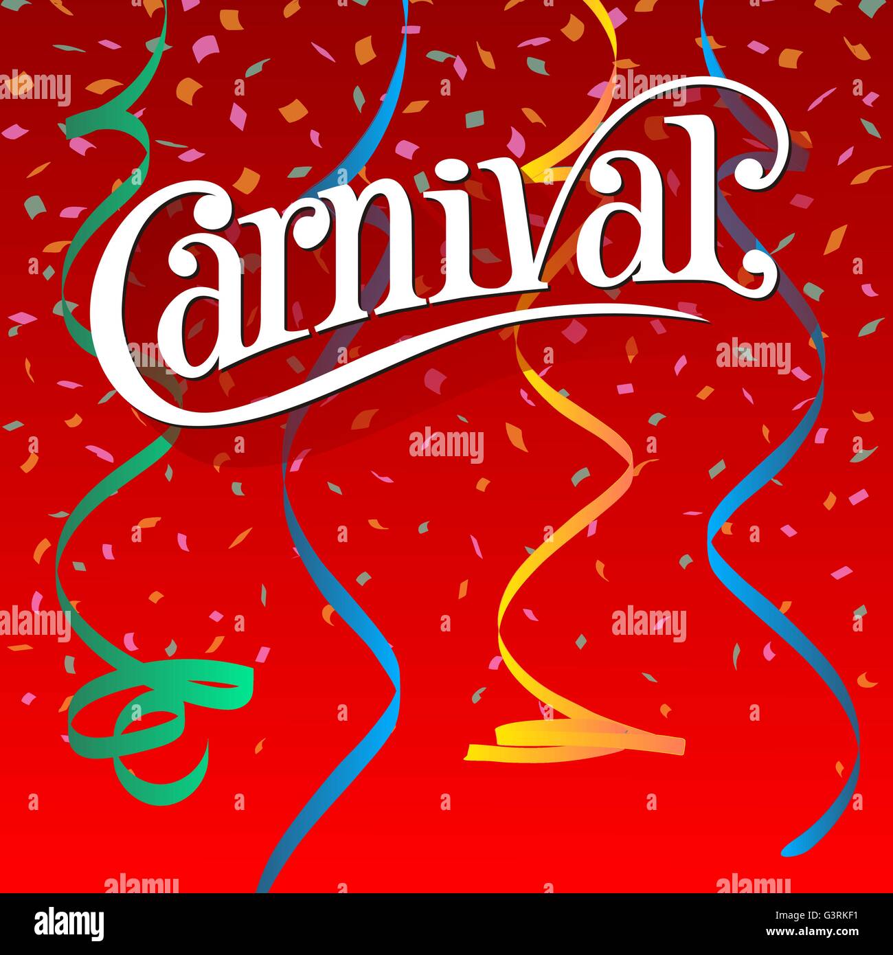 Celebration party card carnival Stock Vector Images - Alamy