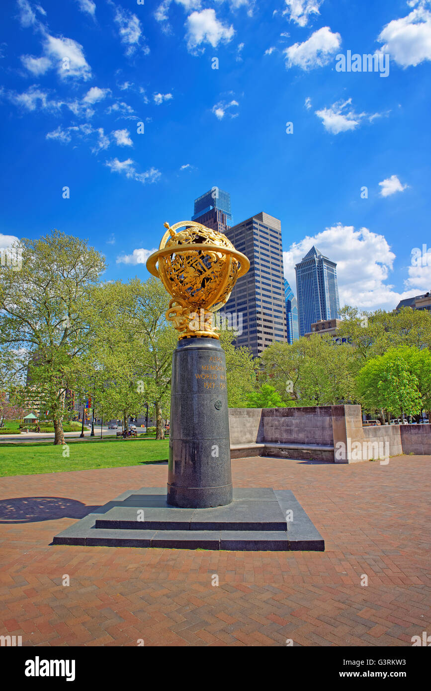 Philadelphia, USA - May 5, 2015: Aero Memorial in Aviator Park in ...
