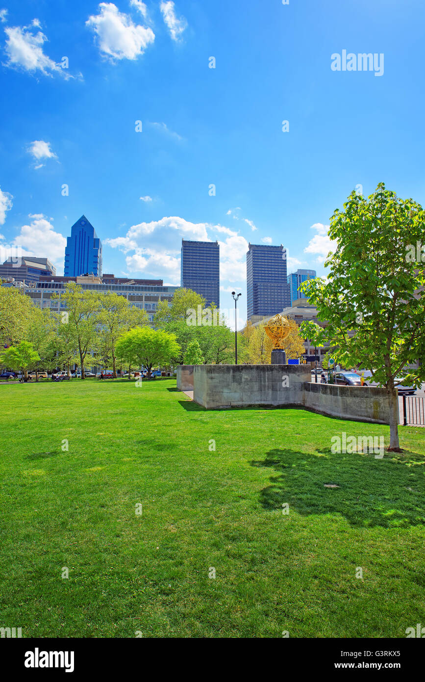 Philadelphia, USA - May 5, 2015: Aero Memorial in Aviator Park in ...