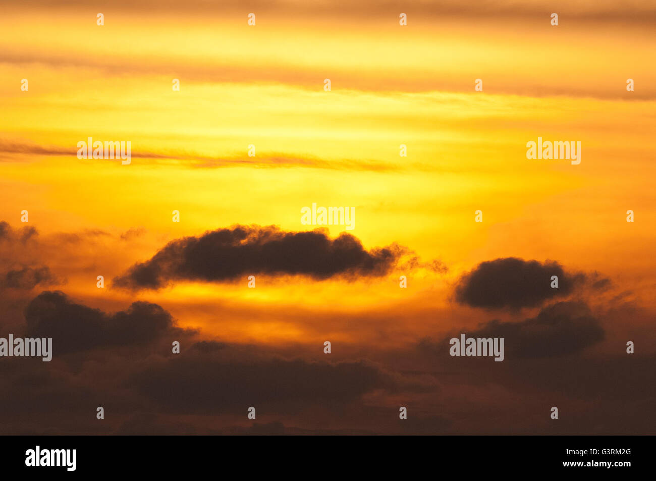 Clouds at Sunset Stock Photo - Alamy