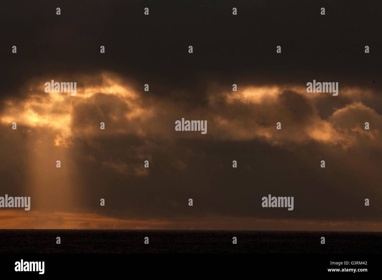 Storm clouds brooding on the Horizon Stock Photo - Alamy