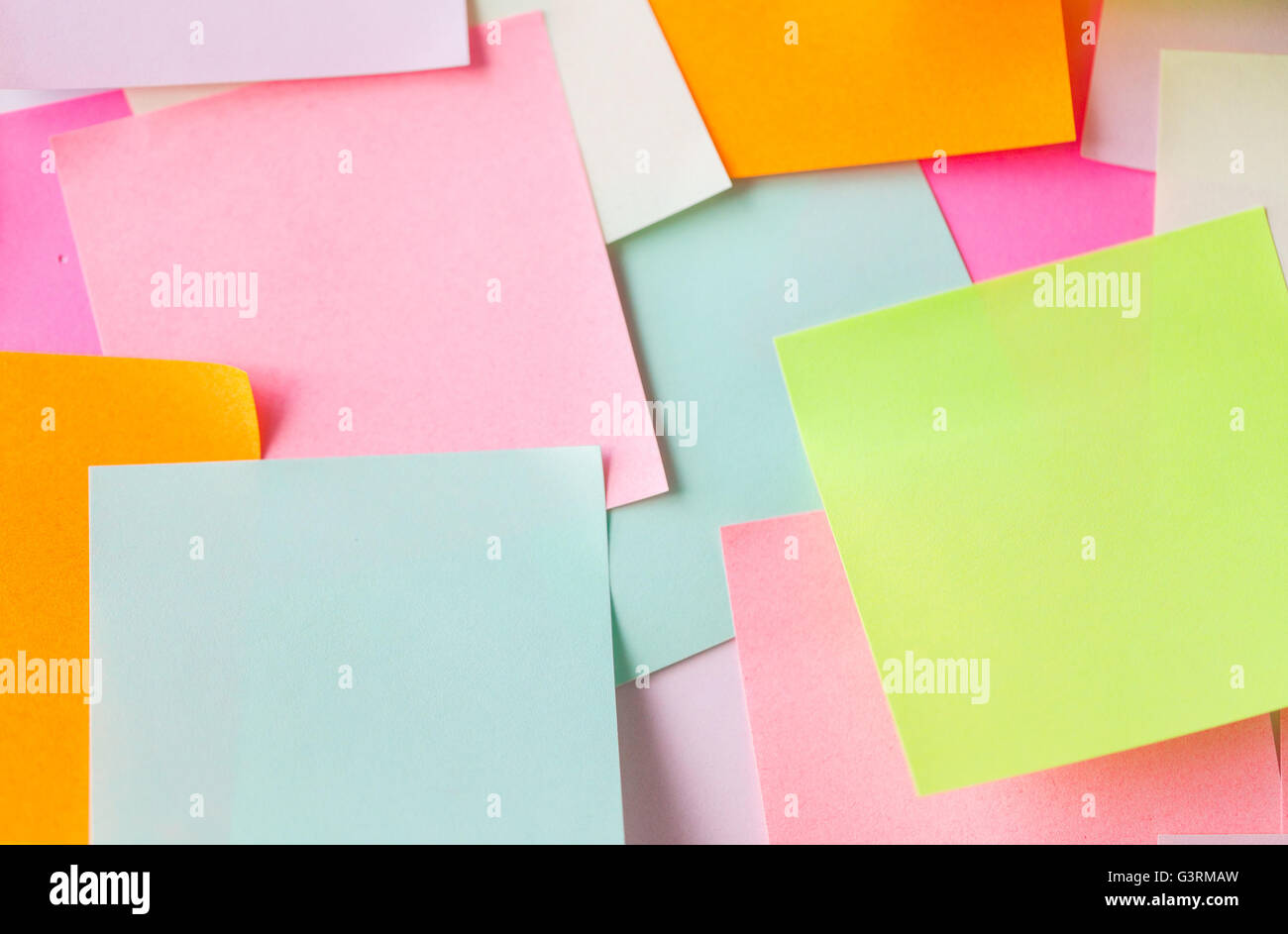 Colorful paper stickers hi-res stock photography and images - Alamy