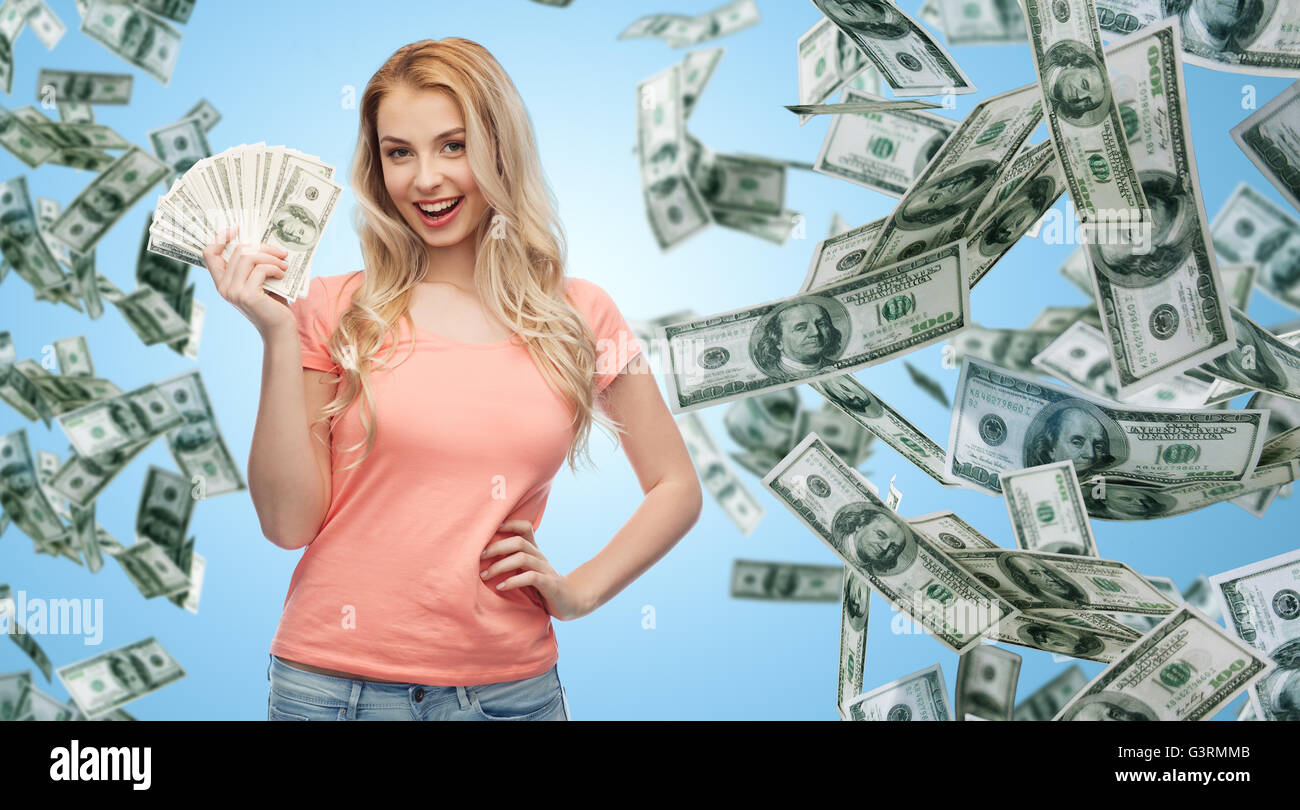 Beautiful young teenage woman falling hi-res stock photography and ...