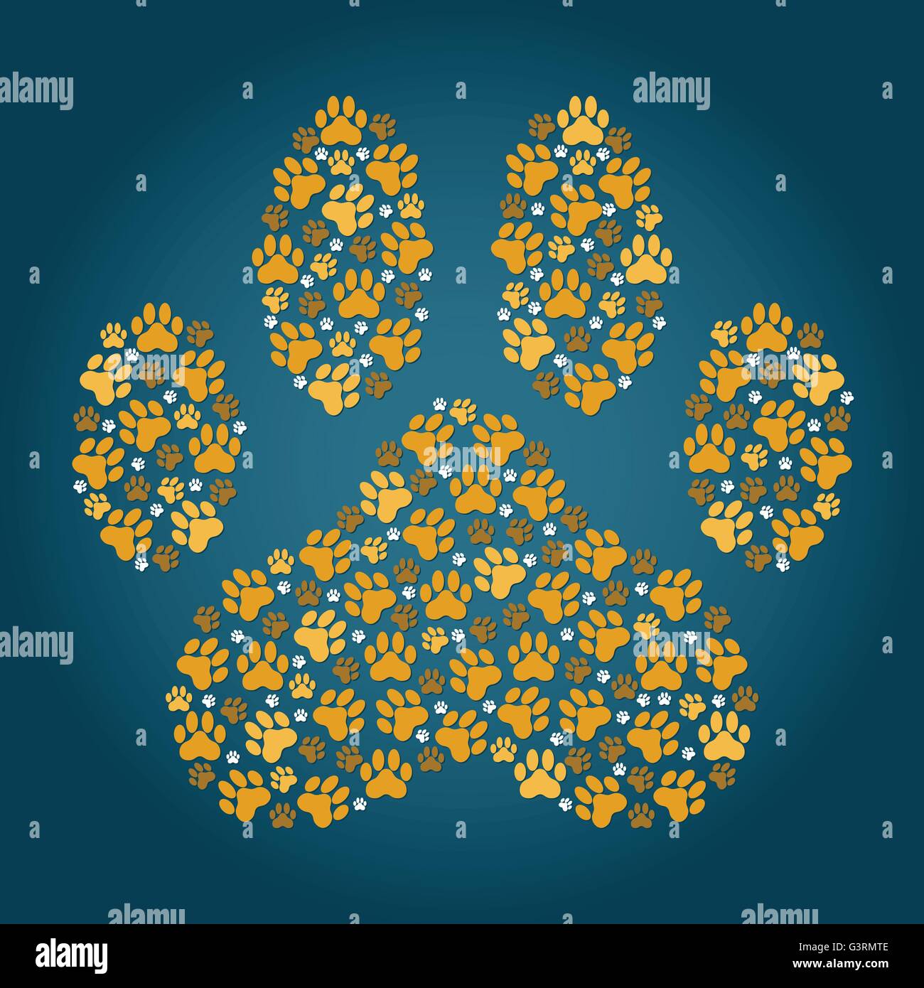 Cougar paw print hi-res stock photography and images - Alamy