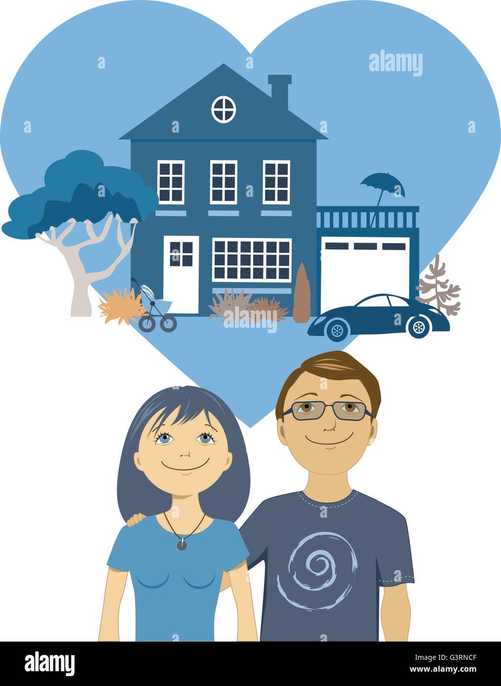 Marital home Stock Vector Images - Alamy