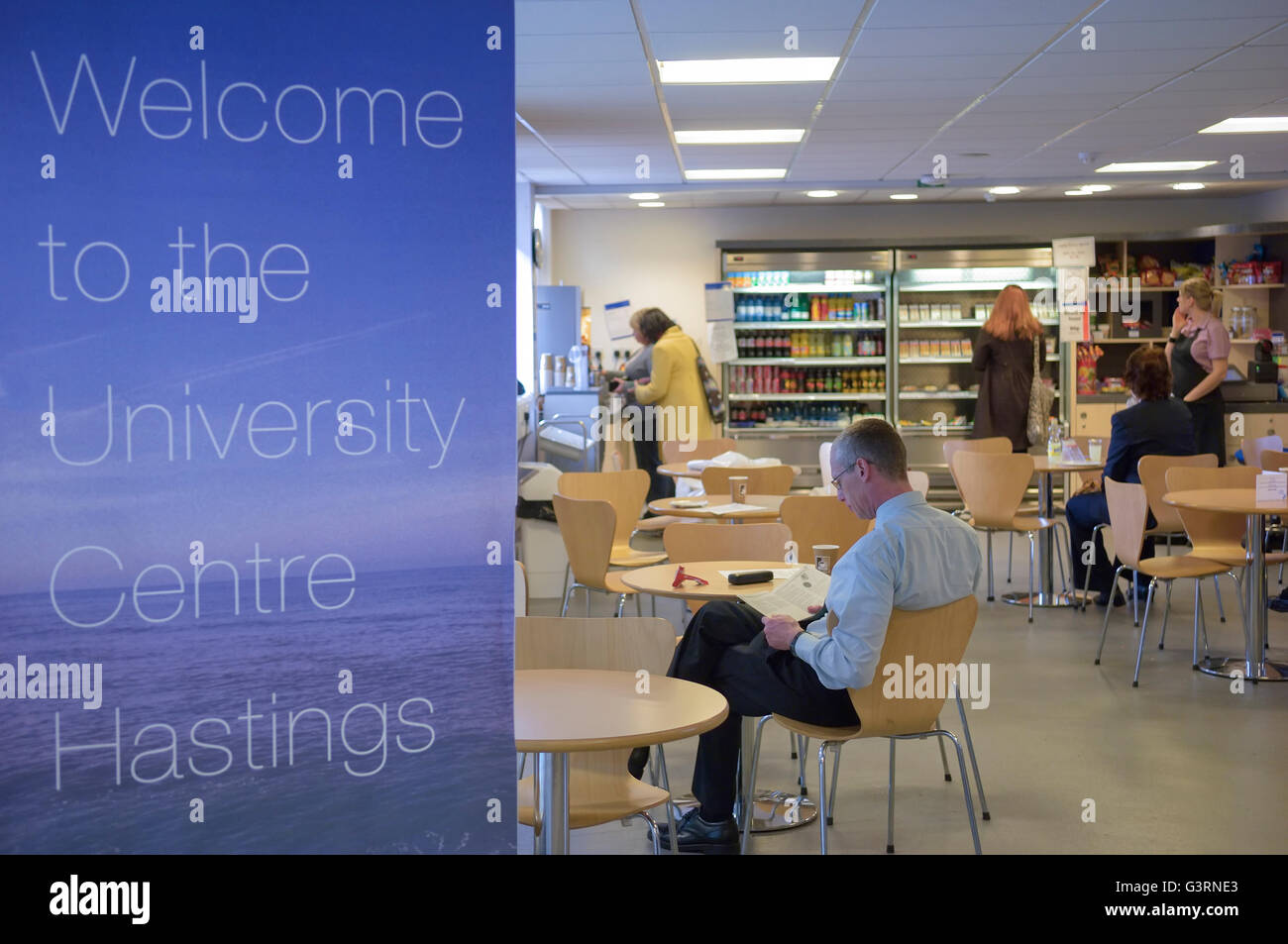 Refectory at the former University Centre Hastings. Hastings. East ...