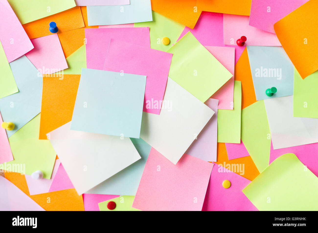 Colorful paper stickers hi-res stock photography and images - Alamy