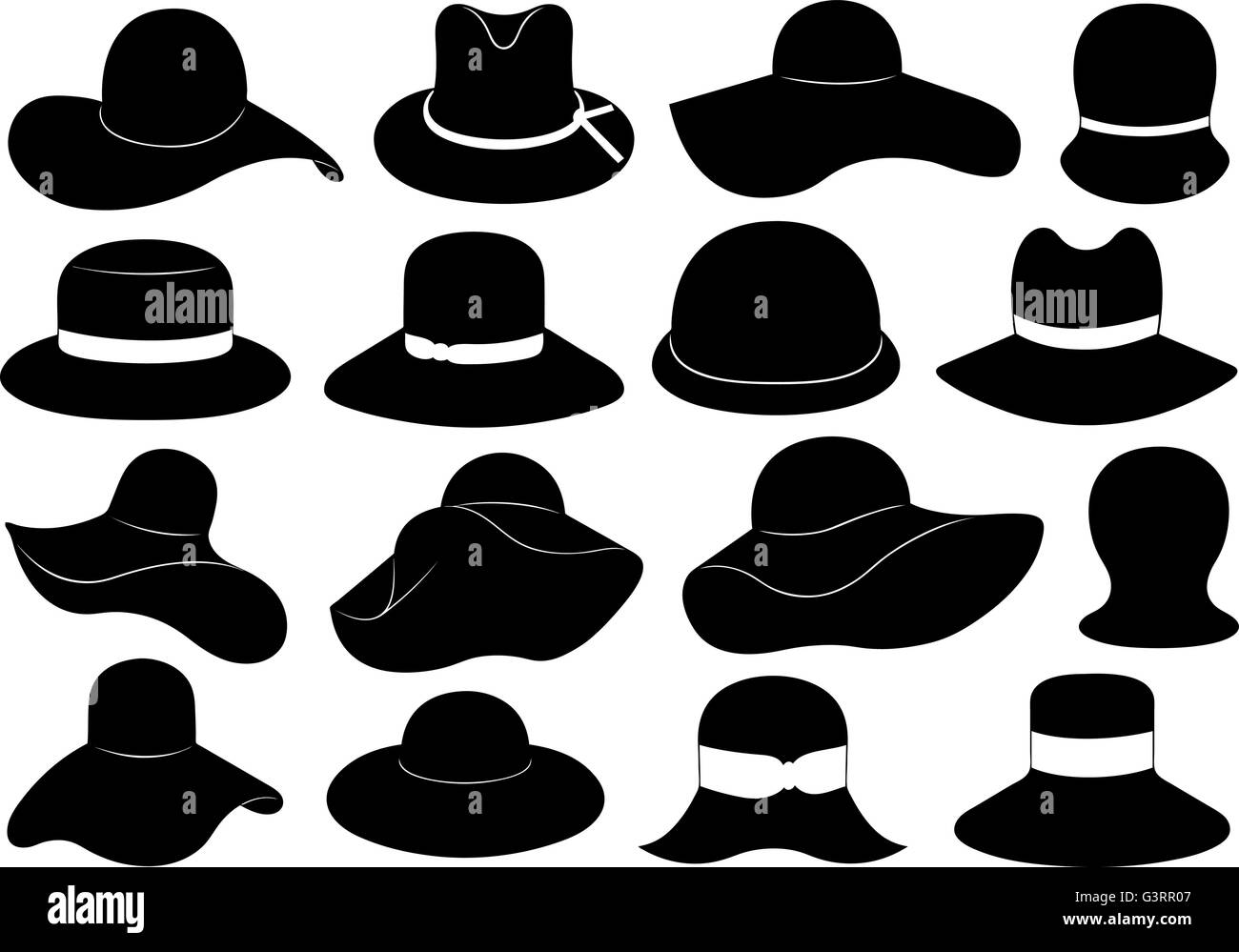 Felt cap Stock Vector Images - Alamy