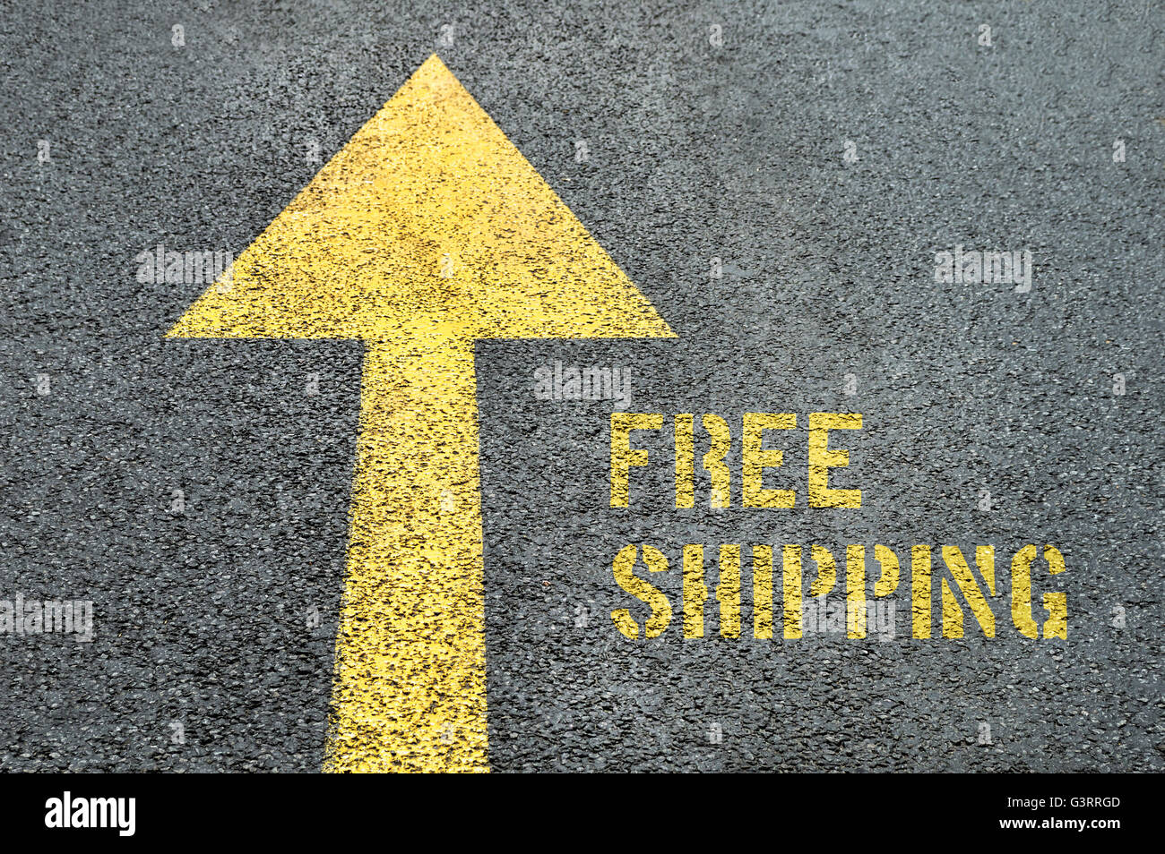 Yellow forward road sign with Exit word on the asphalt road. Business ...