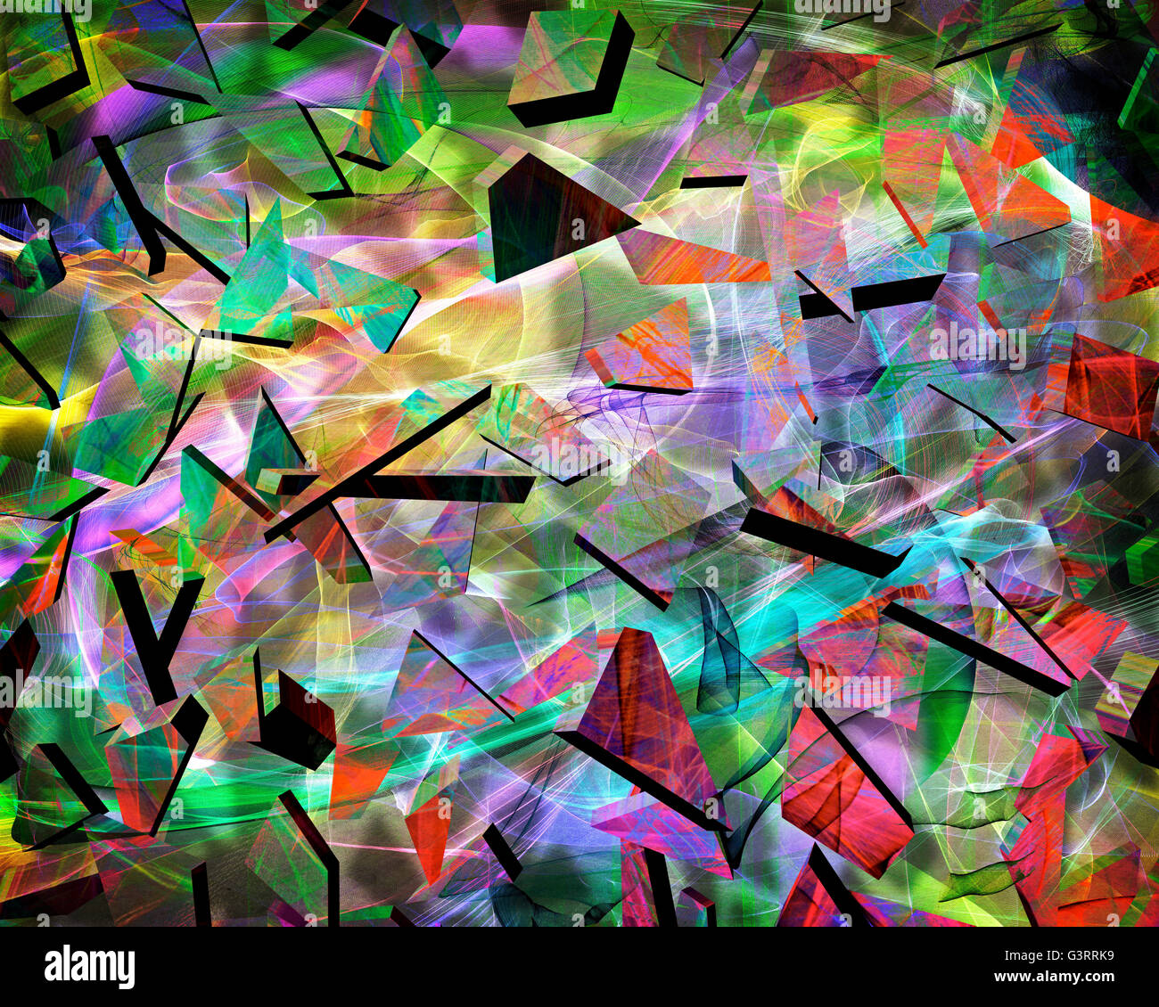 DIGITAL ART: Shattered Stock Photo - Alamy