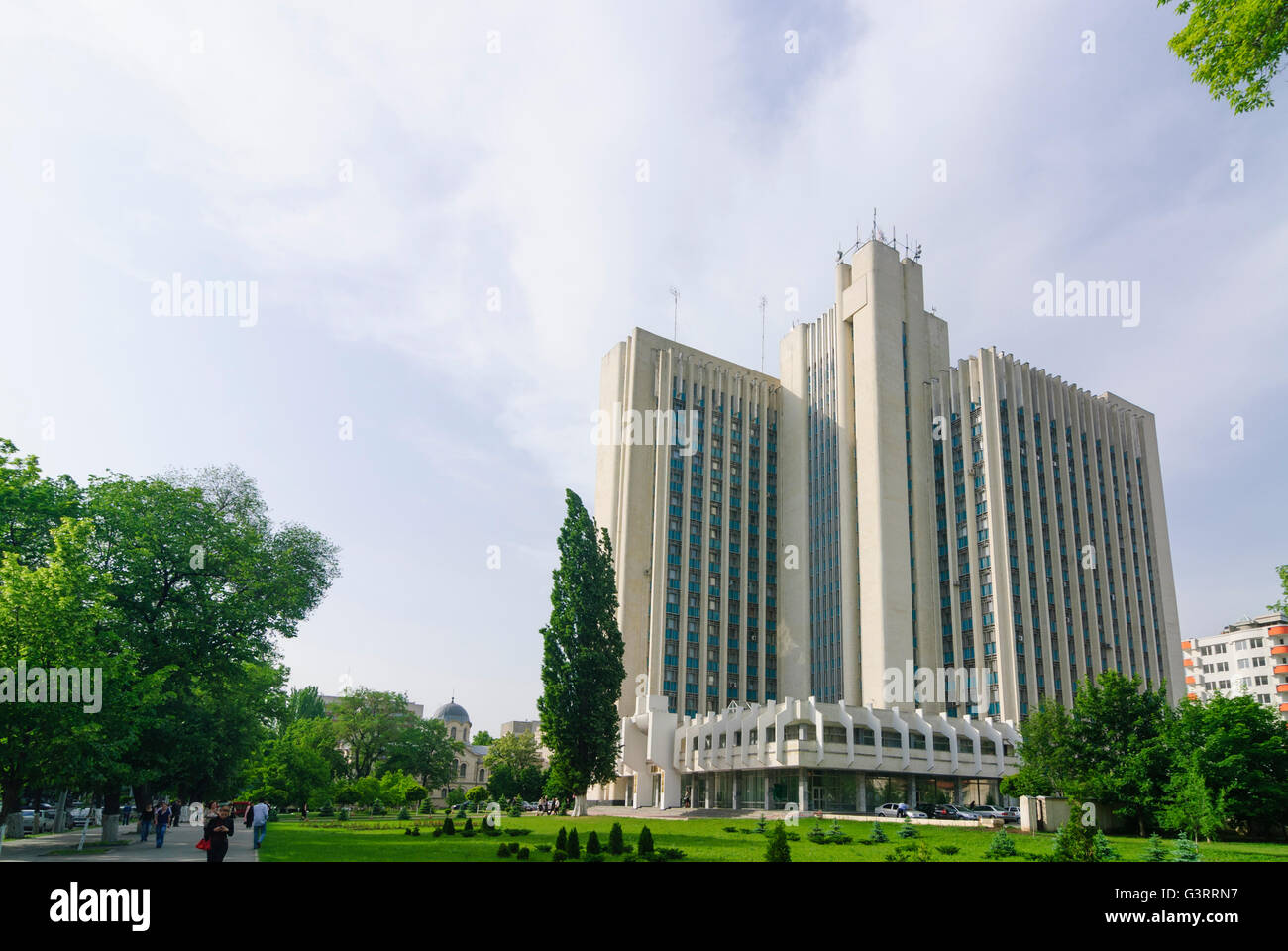ministerial building, Moldova, , , Chisinau (Kischinjow Stock Photo - Alamy
