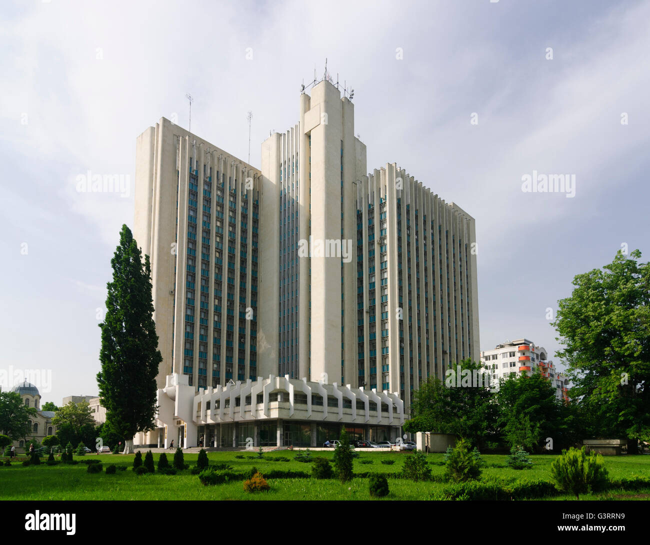 ministerial building, Moldova, , , Chisinau (Kischinjow Stock Photo - Alamy