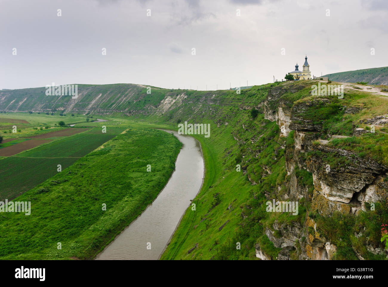 Orthodox Monastery of the Caves Orheiul Vechi on Raut River, Moldova ...