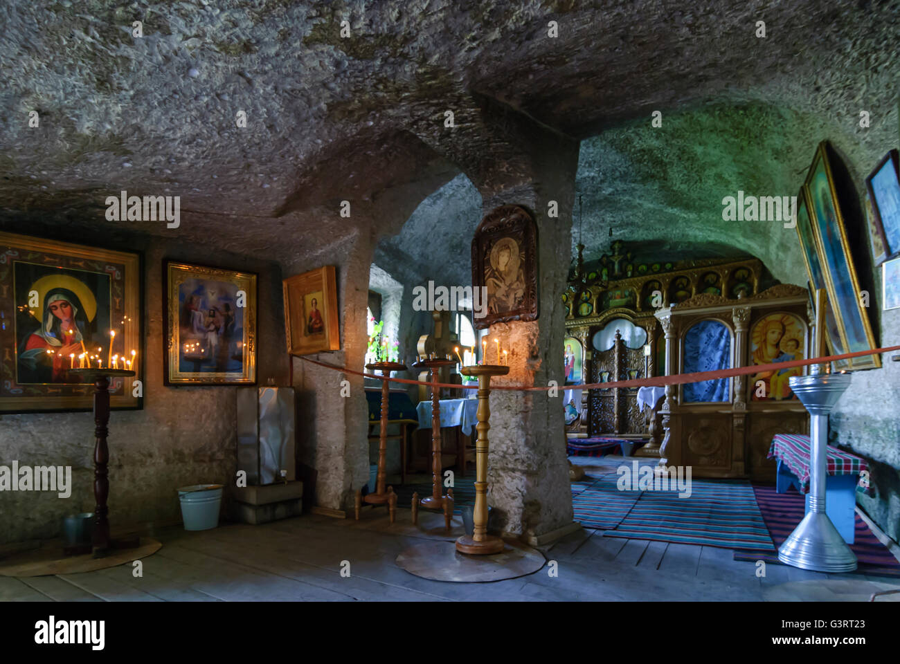 Orthodox Monastery of the Caves Orheiul Vechi on Raut River, Moldova ...