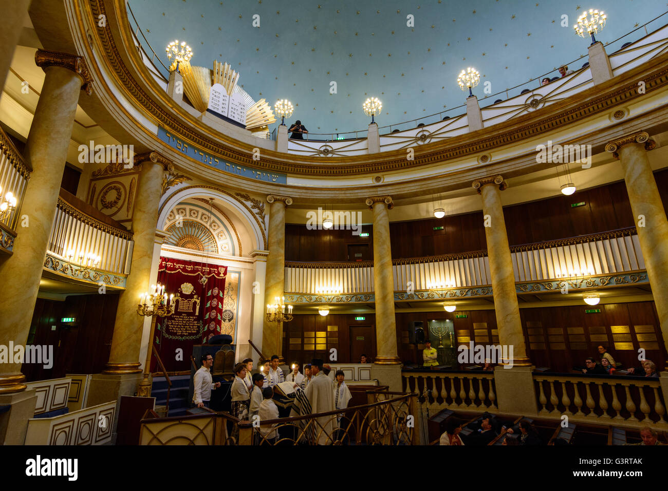 City Temple ( main synagogue ) on open day, Austria, Wien, 01., Wien ...