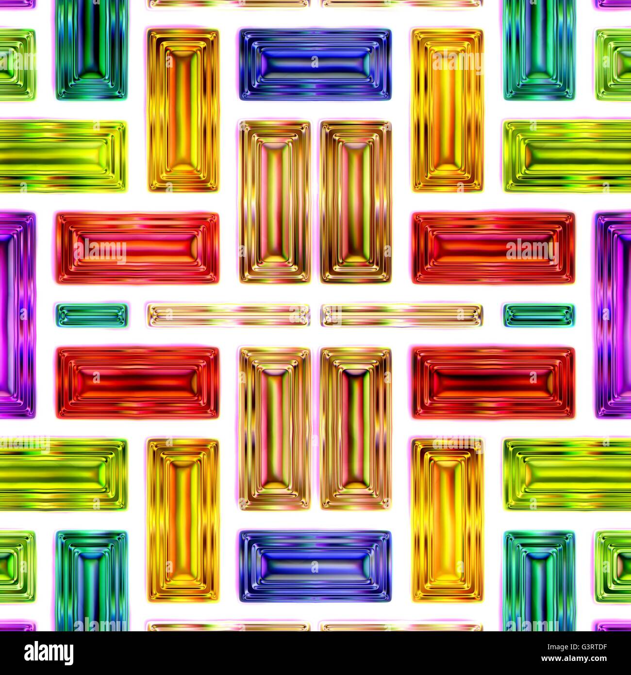 Seamless texture of abstract shiny colorful 3D illustration Stock Photo ...