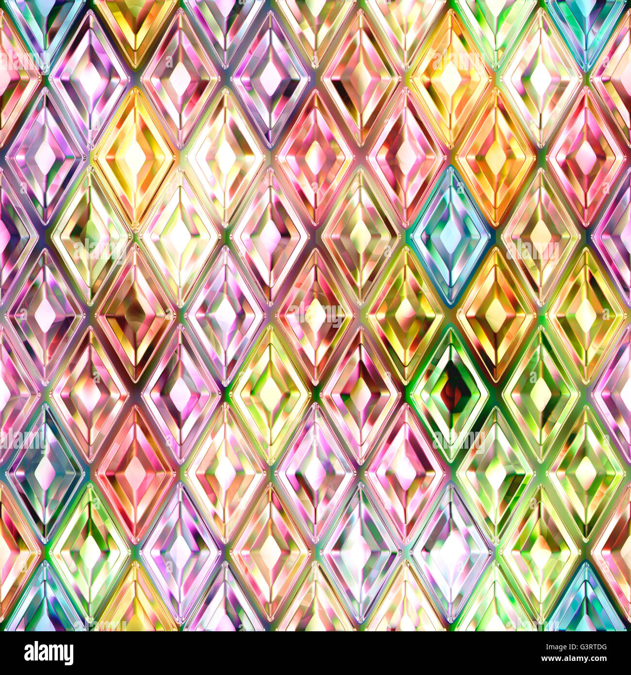 Seamless texture of abstract shiny colorful 3D illustration Stock Photo ...