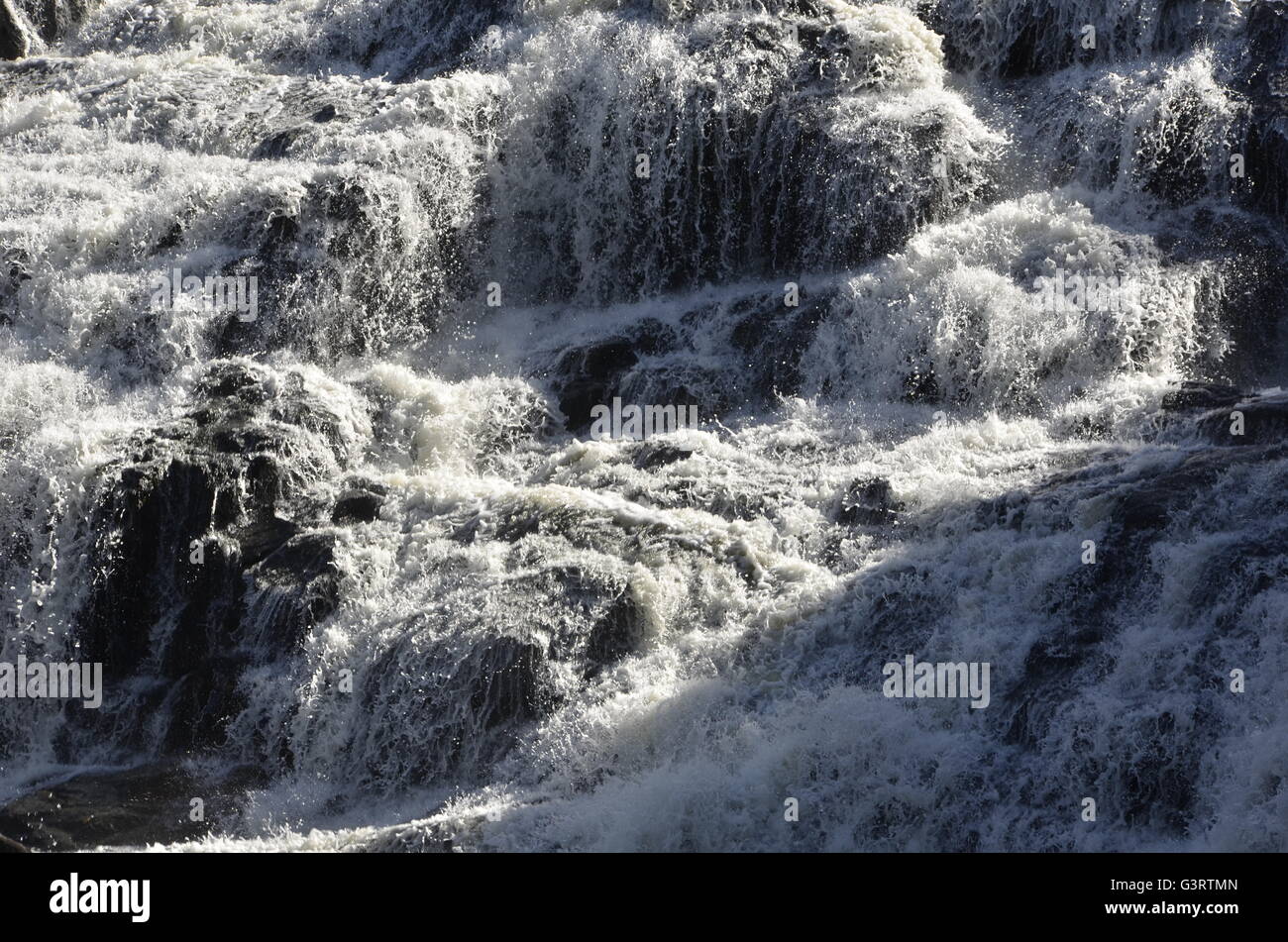 Bond Falls in Paulding, Michigan Stock Photo - Alamy