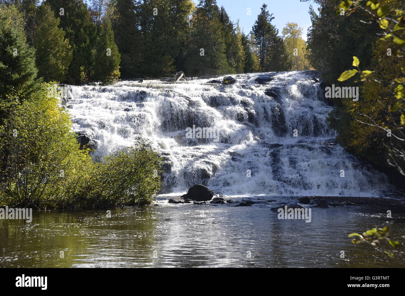 Bond Falls in Paulding, Michigan Stock Photo - Alamy