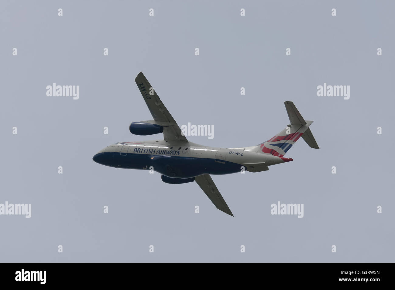 Dornier D328 Jet in flight in British Airways livery Stock Photo - Alamy