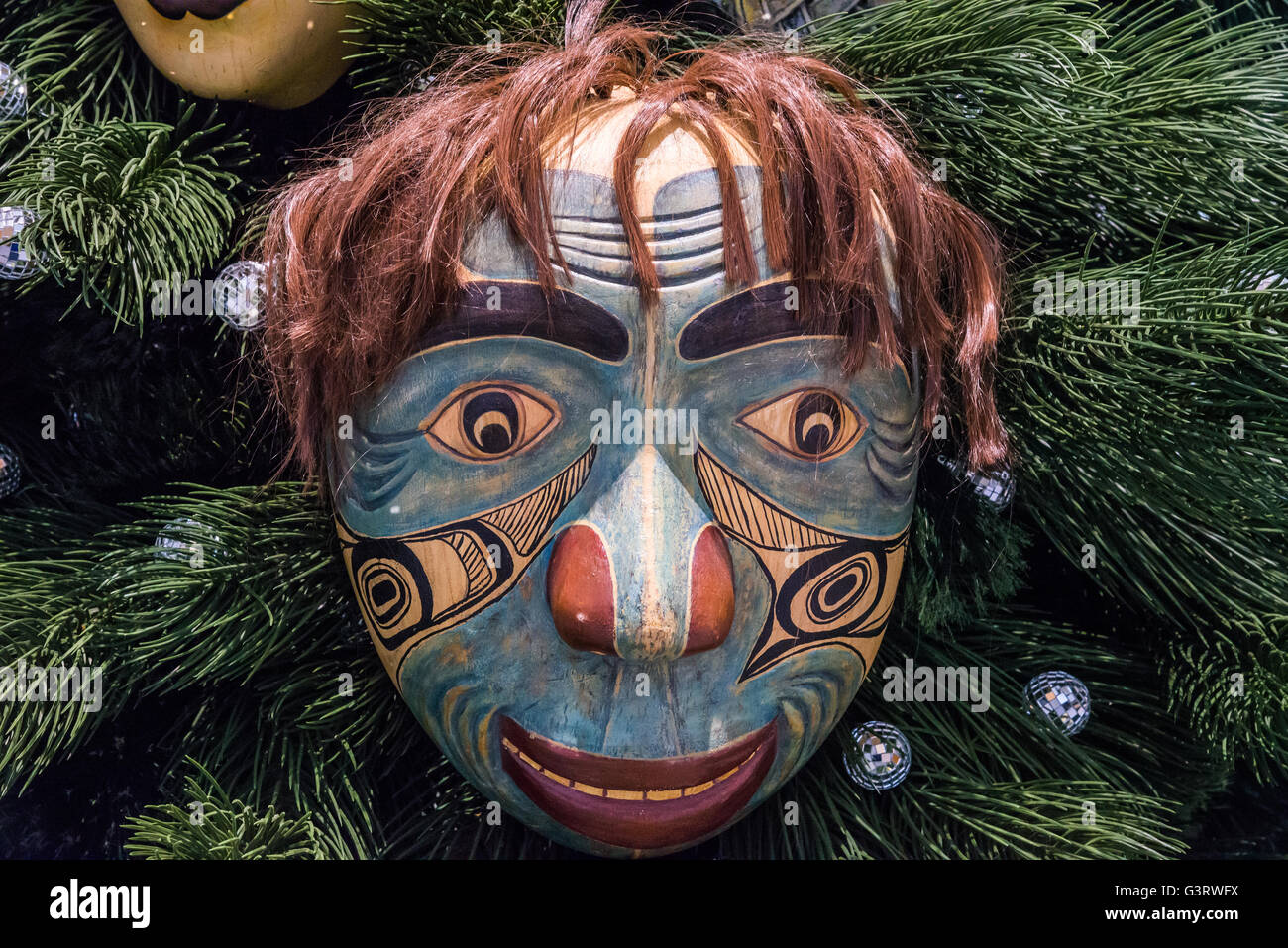 Painted art mask Stock Photo - Alamy