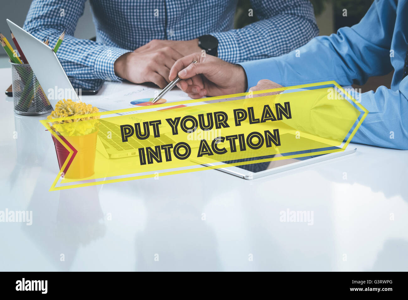 Put plan action concept hi-res stock photography and images - Alamy
